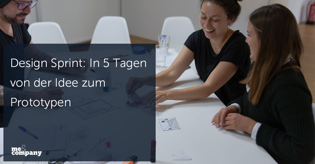 Design Sprint: In 5 Tagen von der Idee zum Prototypen